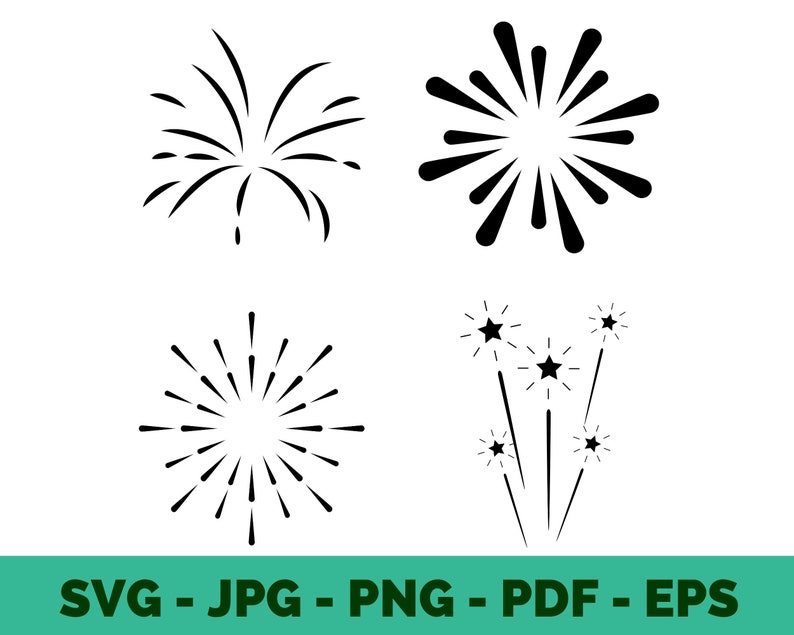 Firework Svg / Firework Embroidery Design / Firework Clipart / Firework ...