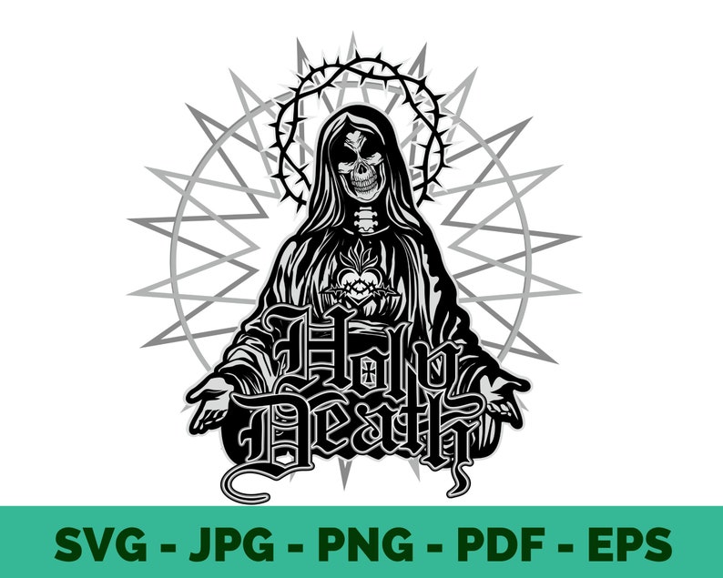 Santa Muerte / Clipart / Holy Death / Santisima Muerte / PNG / Niña ...