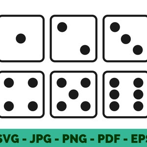 Dice Svg Dice Face Svg Dice Set Svg Gaming Svg Casino Svg Gambling Svg ...