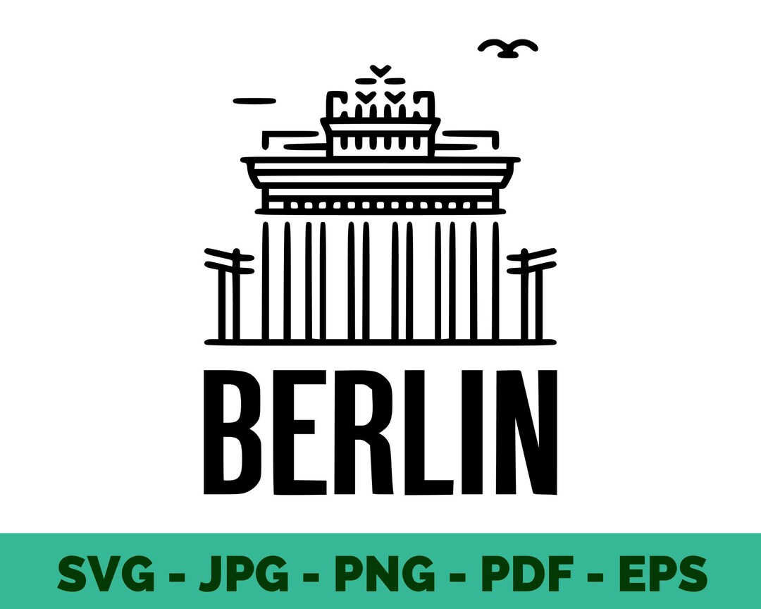 Germany SVG | Deutschland | Berlin Skyline | Europe | Silhouette ...