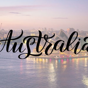 Australia SVG / Sydney / Australian / Lettering / Tshirt Design ...
