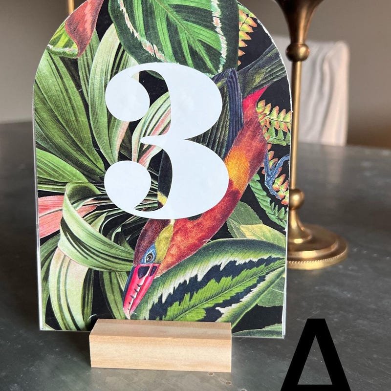 Beach Table Numbers - Etsy