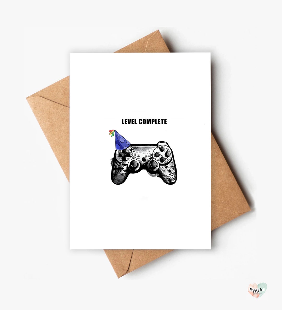 Gamer Birthday Card: Level Complete - Teen Video Game (digital Download ...