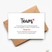 Team Work Card, Thank You, Appreciation, Teamwork, Printable Card - Etsy