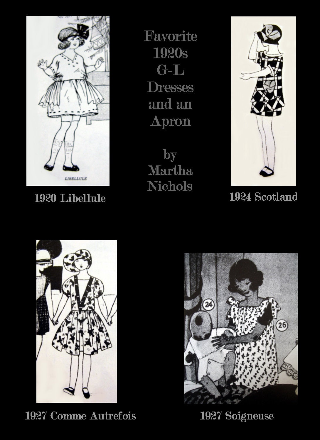 Bleuette Patterns for Three Favorite G-L Dresses and One G-L - Etsy