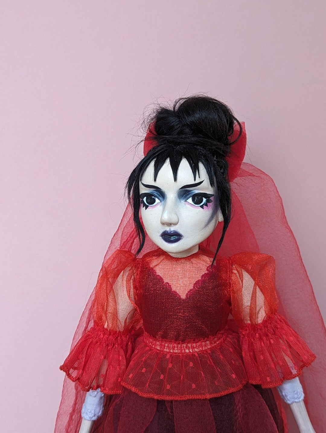 Lydia Deetz, Beetlejuice OOAK Art Doll - Etsy