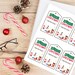 Printable Kids Christmas Gift Tags, Instant Download, Christmas Favor ...