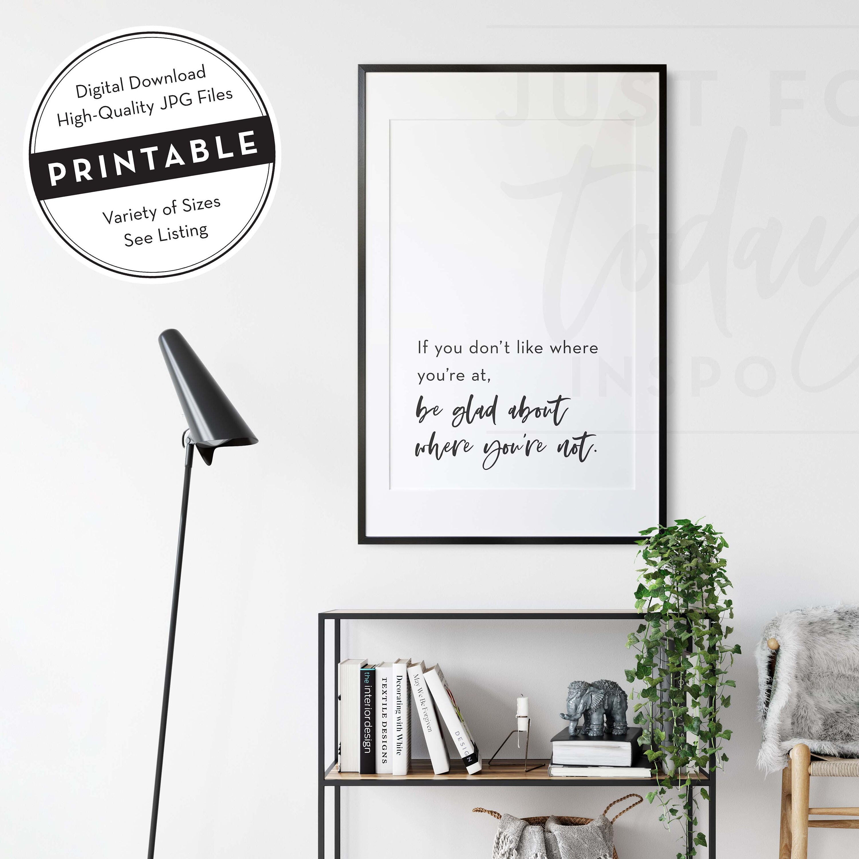 AA Quotes, Al-anon Printables, Be Glad About Where You're Not, Sobriety ...