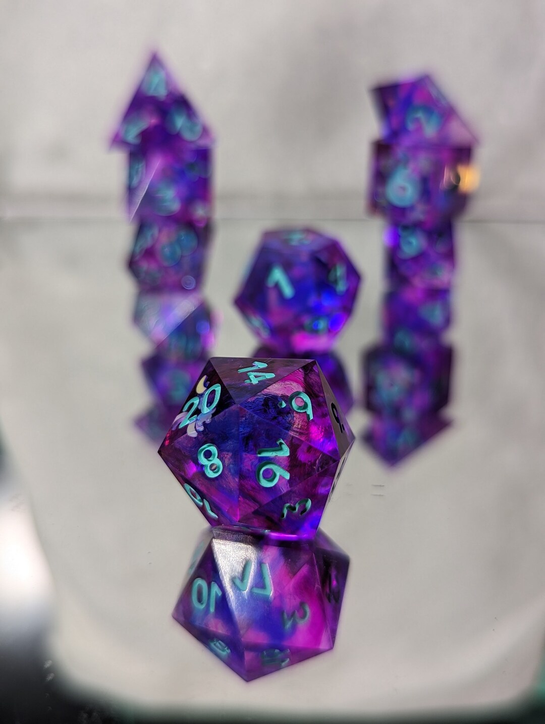 Mojo Dojo Casa House 8 Piece Dnd Resin Dice Set Etsy