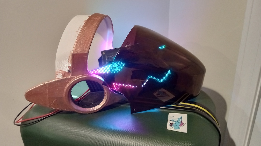 M16 Protogen Fursuit Head Frame - Etsy UK