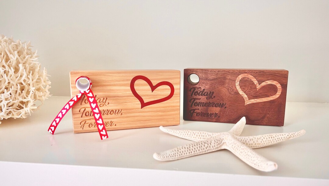Solid Wood Valentine's (love) Block - Etsy