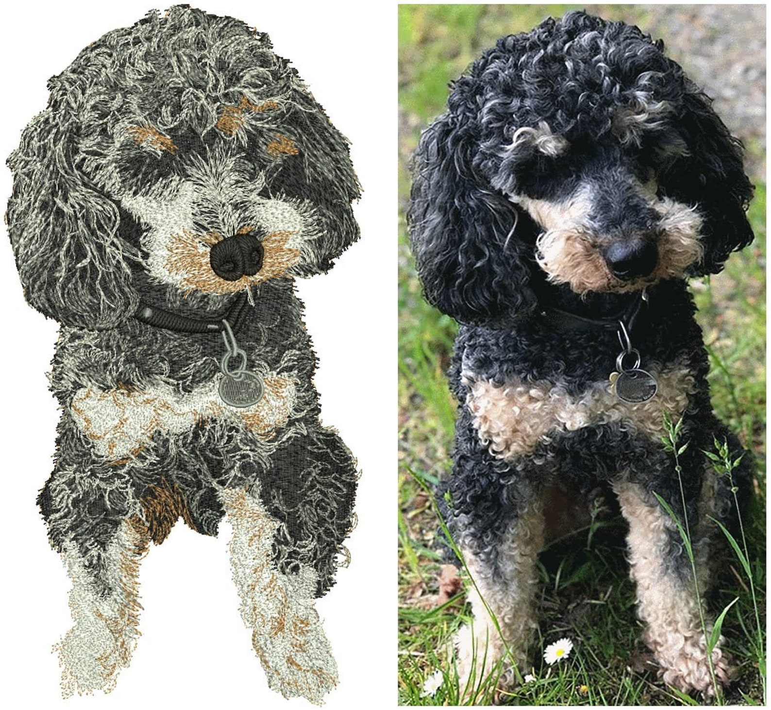Rottweiler Dog Embroidery Design, Watchdog, Live Image Digitizing, Cute ...