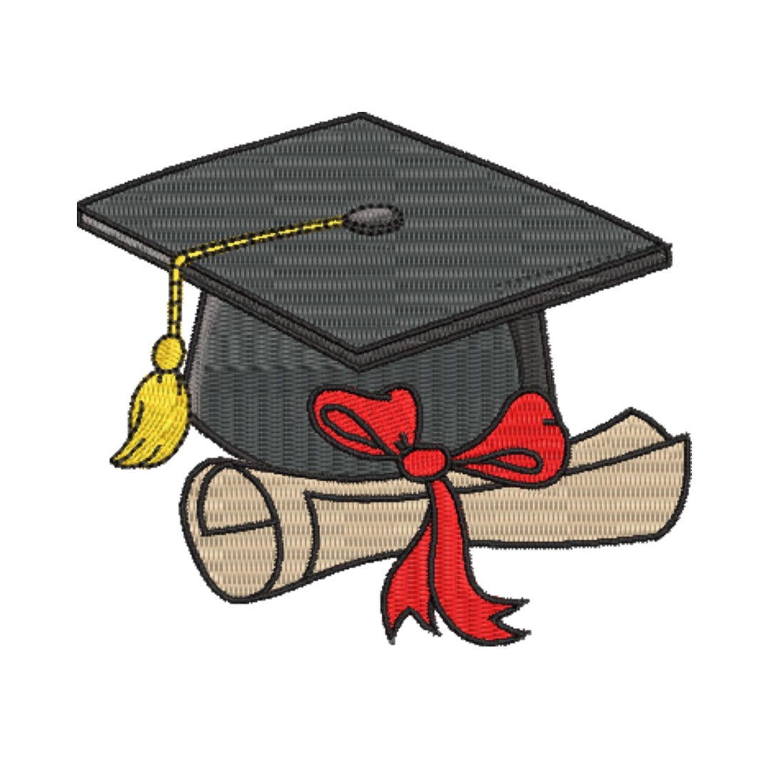 Graduation Day Embroidery, Happy Graduation Day Pes, Graduation Digital ...