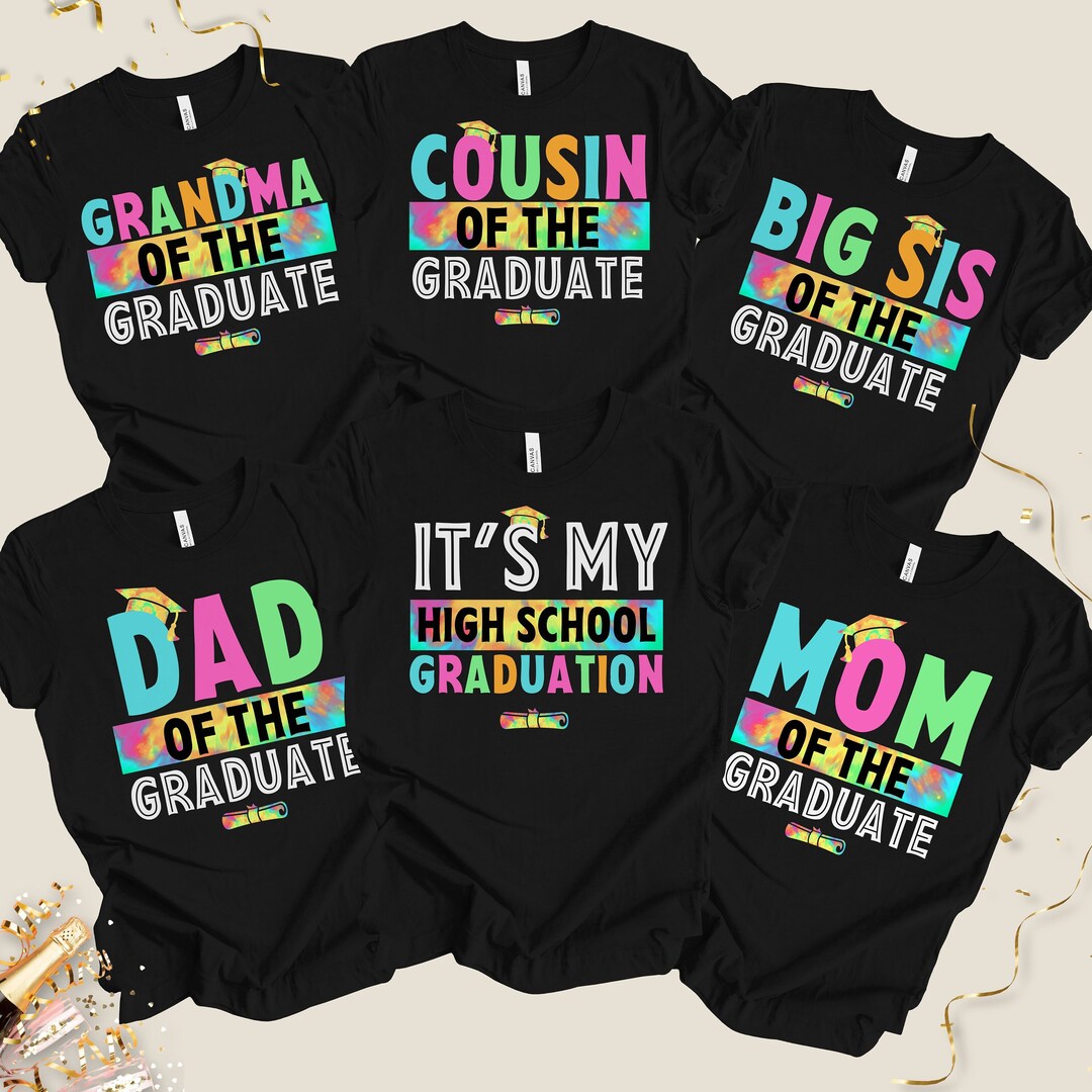 Personalized Family Graduation Shirts, Senior 2024 Family Matching T ...
