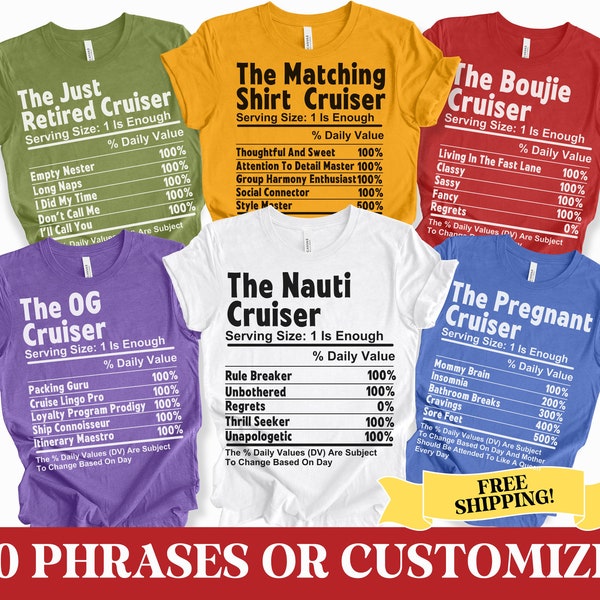 Funny Cruise Shirts - Etsy