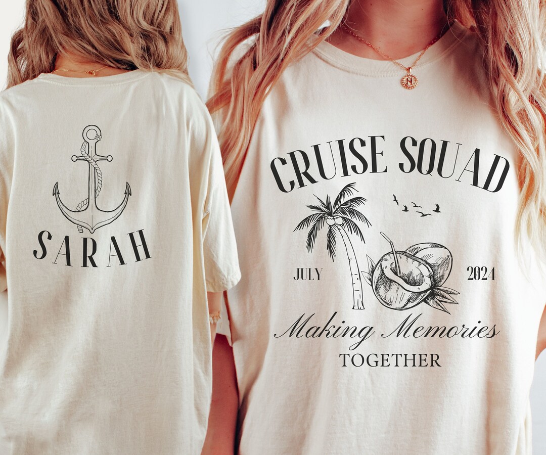 Custom Cruise Shirt, Personalized Group Cruise Shirts, Family Cruise T ...