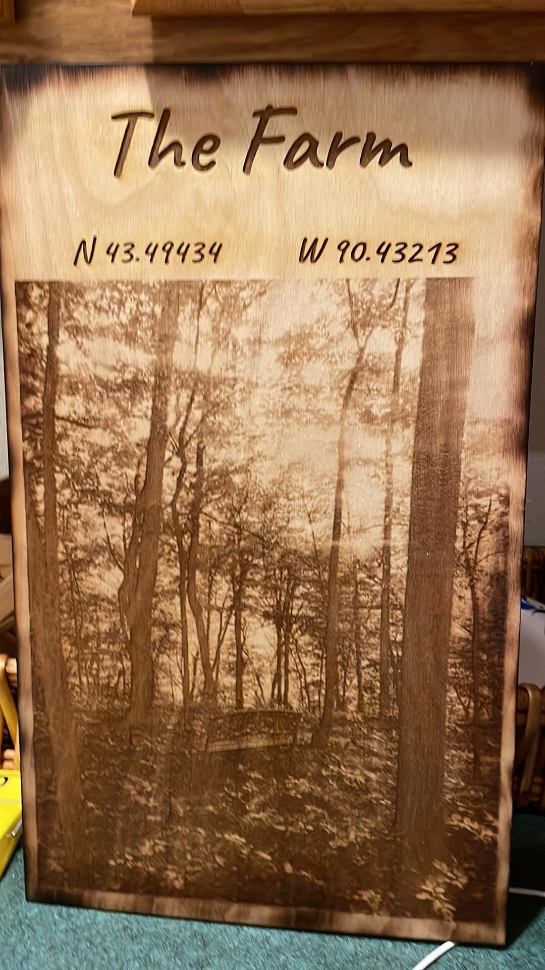 Personalized Sign With Any Personal Picture Lasered Onto It - Etsy