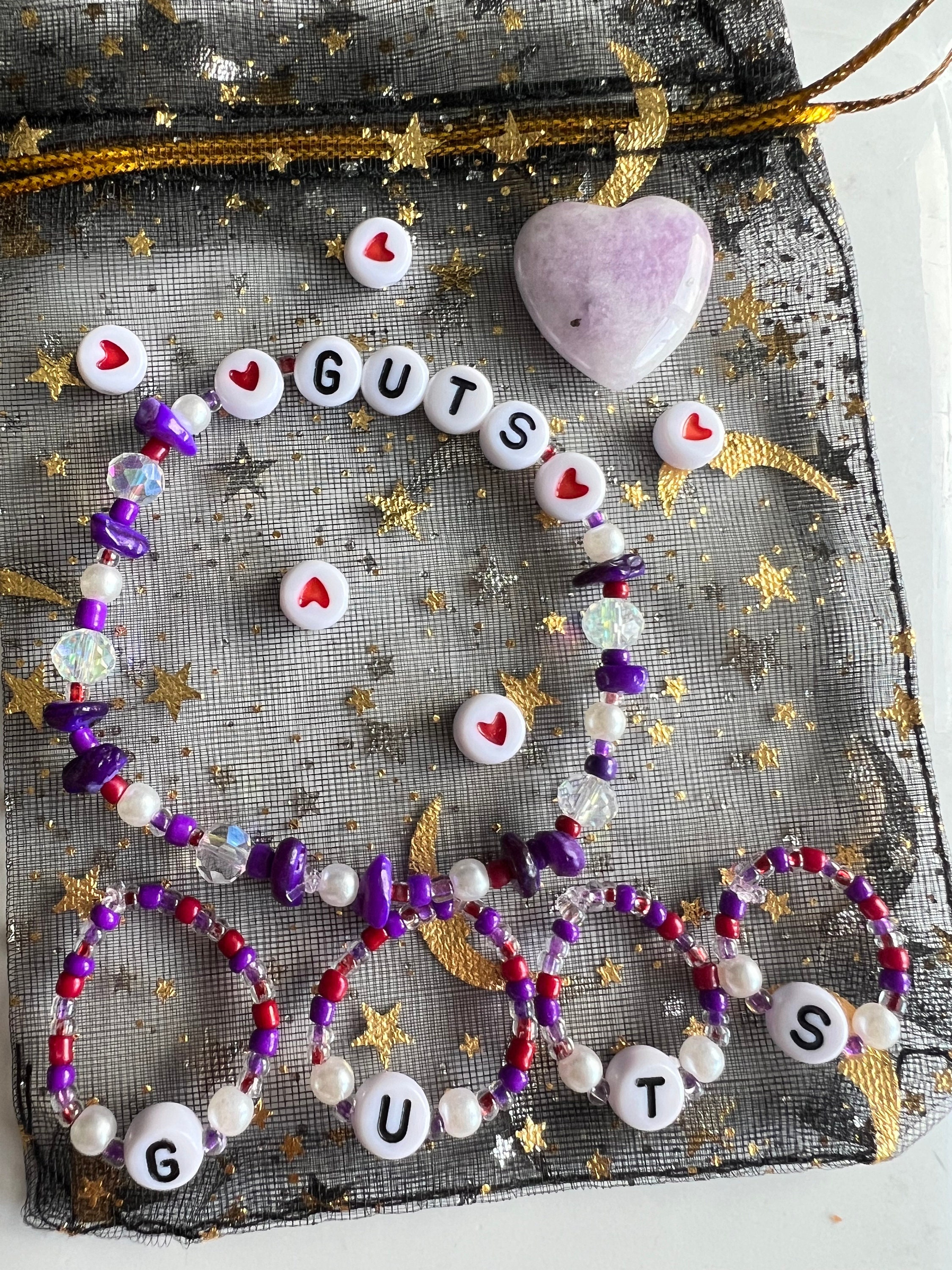 GUTS Bracelet and Rings Set - Etsy UK