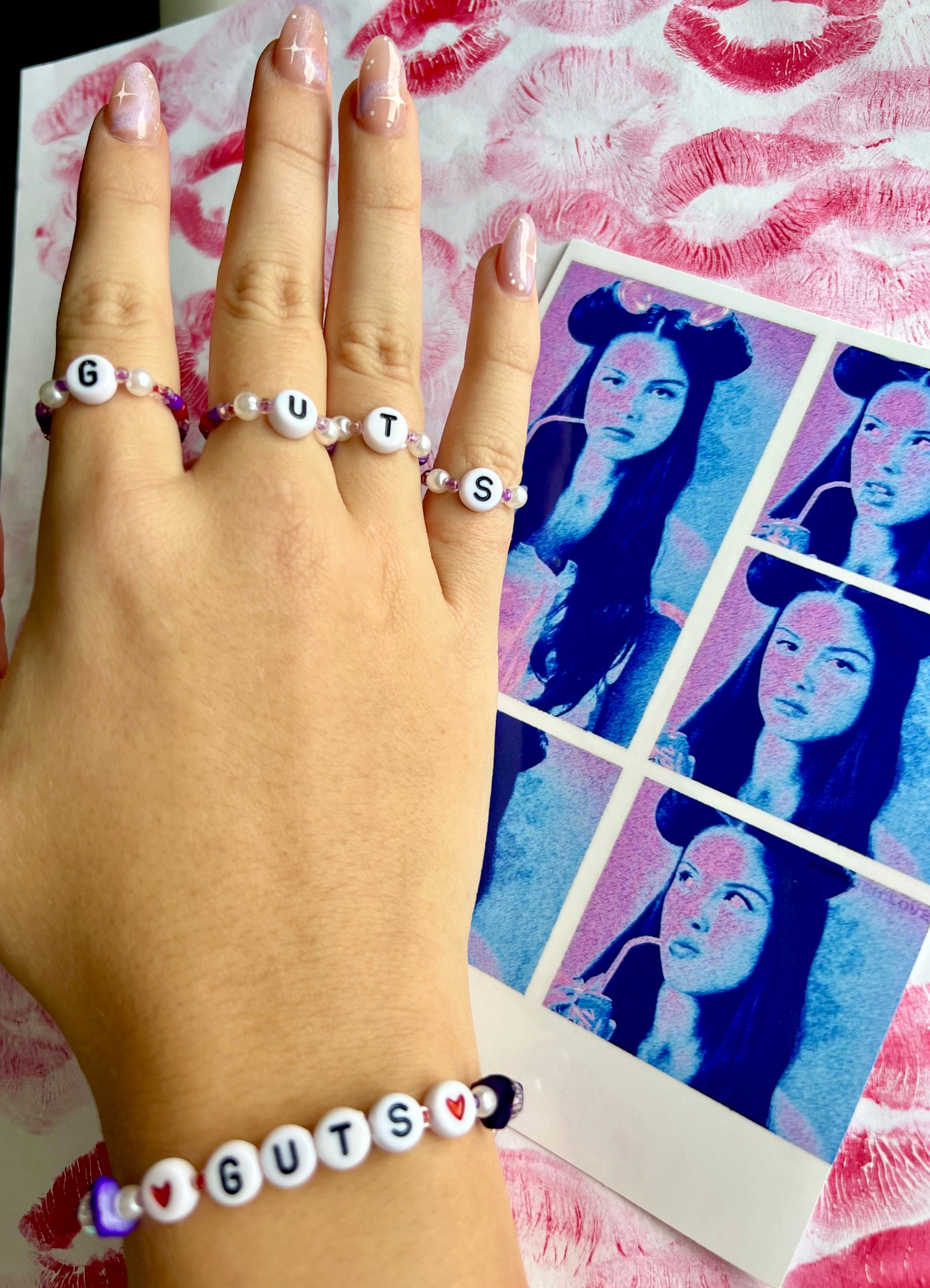 GUTS Bracelet and Rings Set - Etsy UK