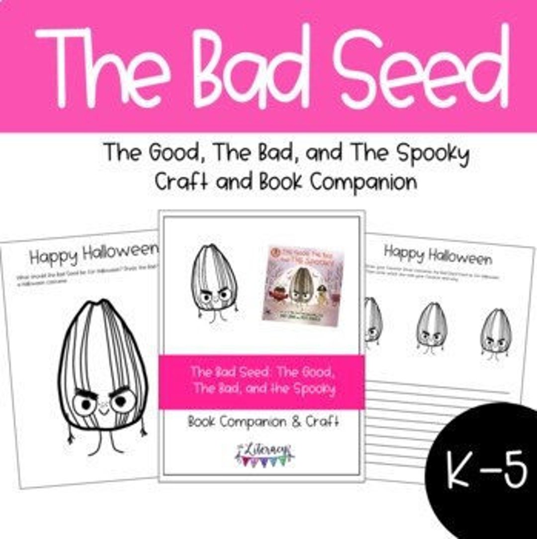 The Bad Seed: the Good the Bad and the Spooky Craft & Book - Etsy