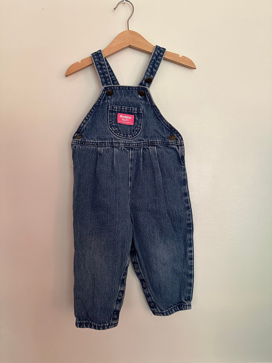 Vintage Oshkosh Overalls Bubble - Girls - Made in USA 2T - Etsy
