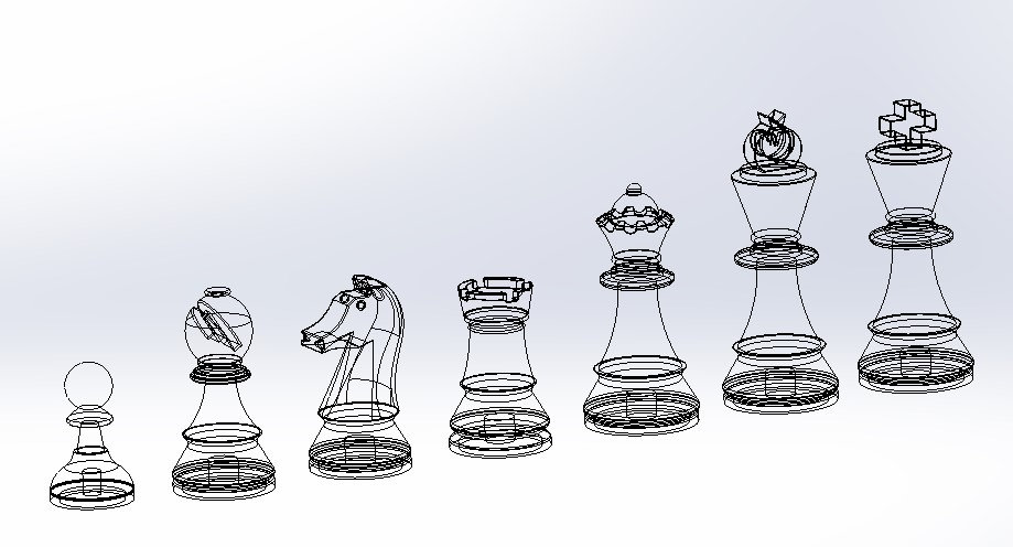 Chess Set STL Files for 3D Printers - Etsy