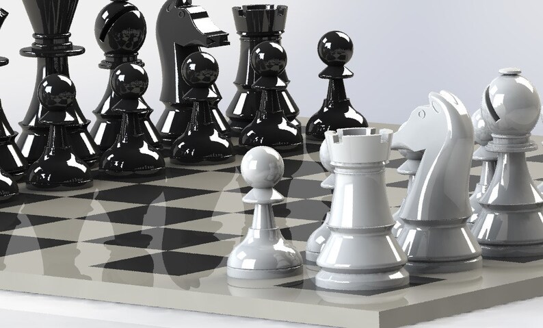 Chess Set STL Files for 3D Printers - Etsy