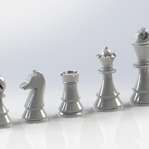 Chess Set STL Files for 3D Printers - Etsy