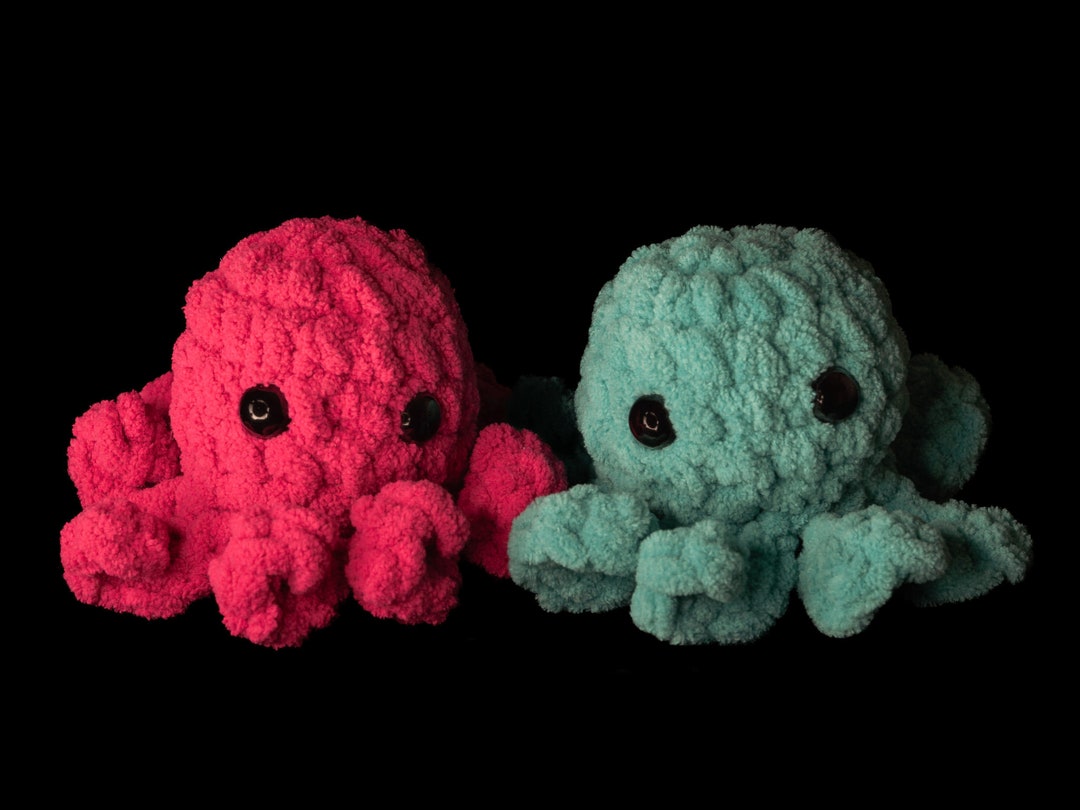 Mini Crochet Octopus Plush Toy - Etsy