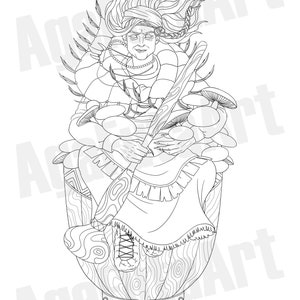 Baba Yaga Coloring Pages - Etsy