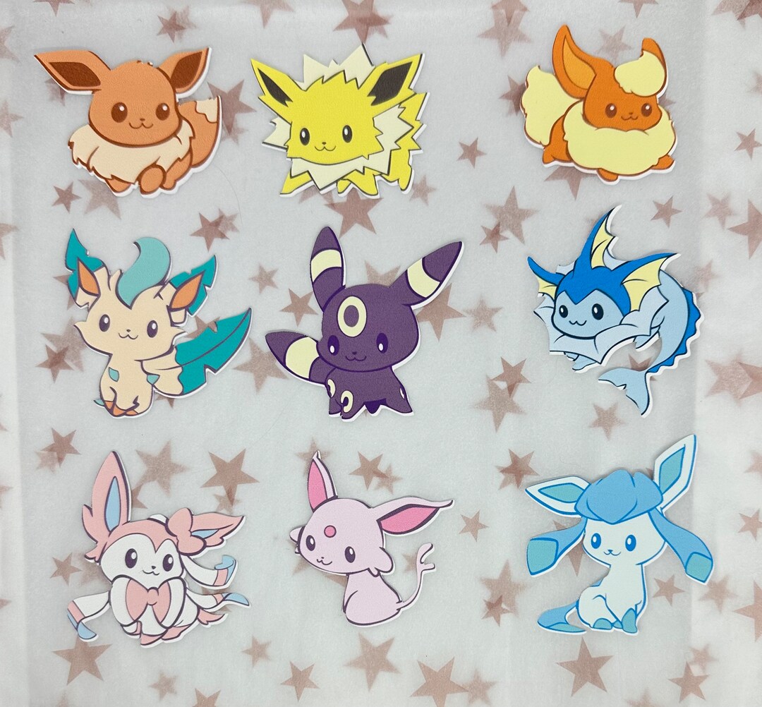Eeveelution Sticker/sticker Set - Etsy