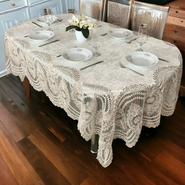 Modern Tablecloth - Etsy