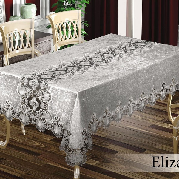 Lace Tablecloth - Etsy