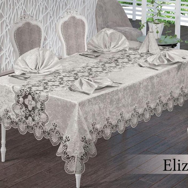 Lace Tablecloth - Etsy