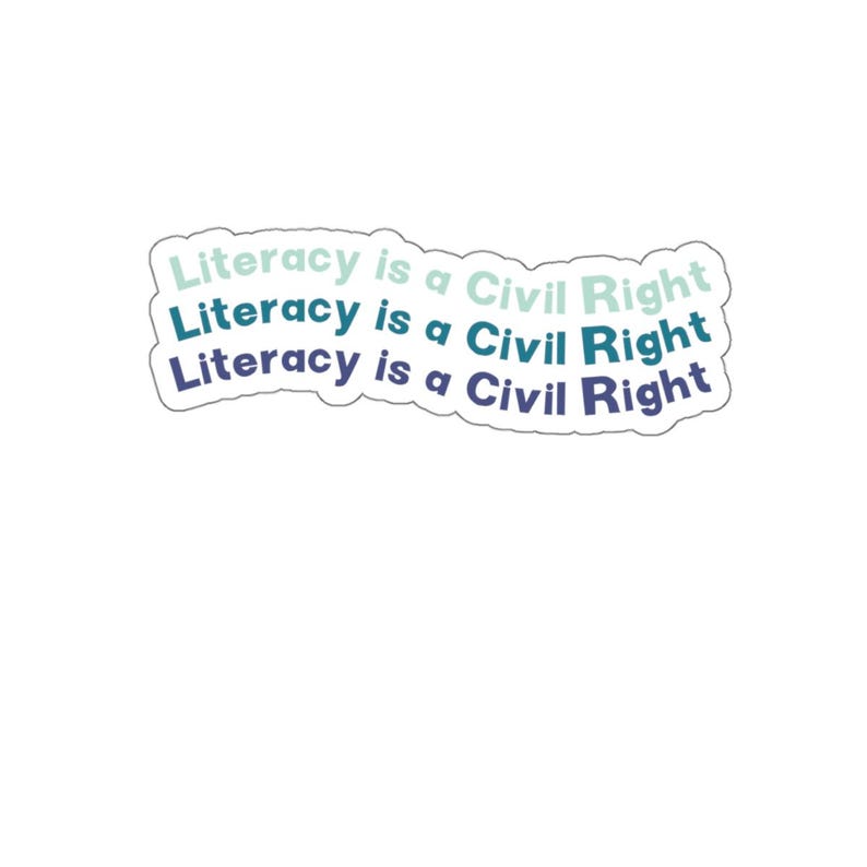 Teacher Stickers, Literacy is a Civil Right, Literacy Coach, Reading ...
