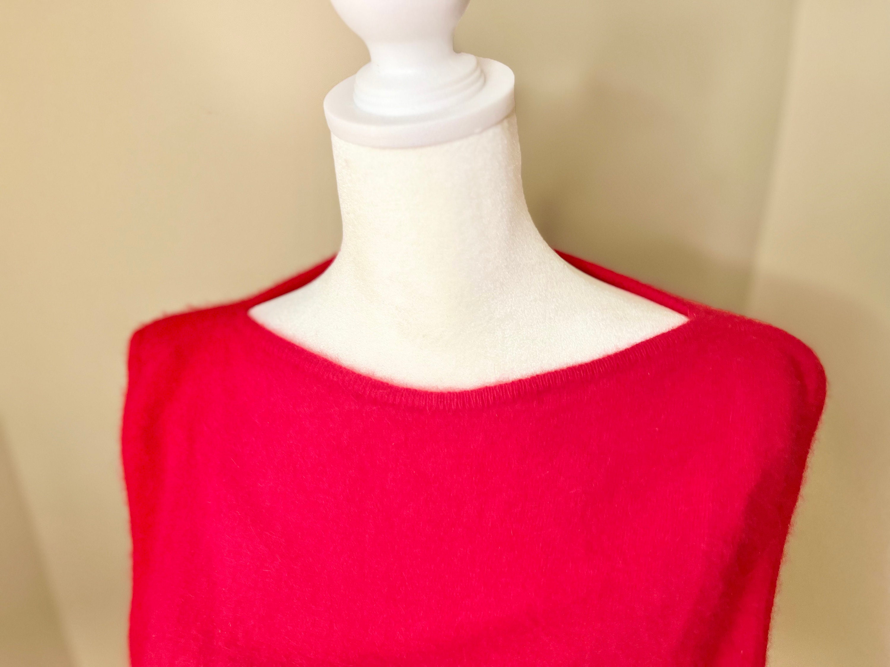 80s Red Angora Lambswool Vest | Parkhurst, Made in Canada, Size S - Etsy