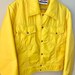 80s Bright Yellow Cropped Puffer Jacket by White Stag Action Sports ...