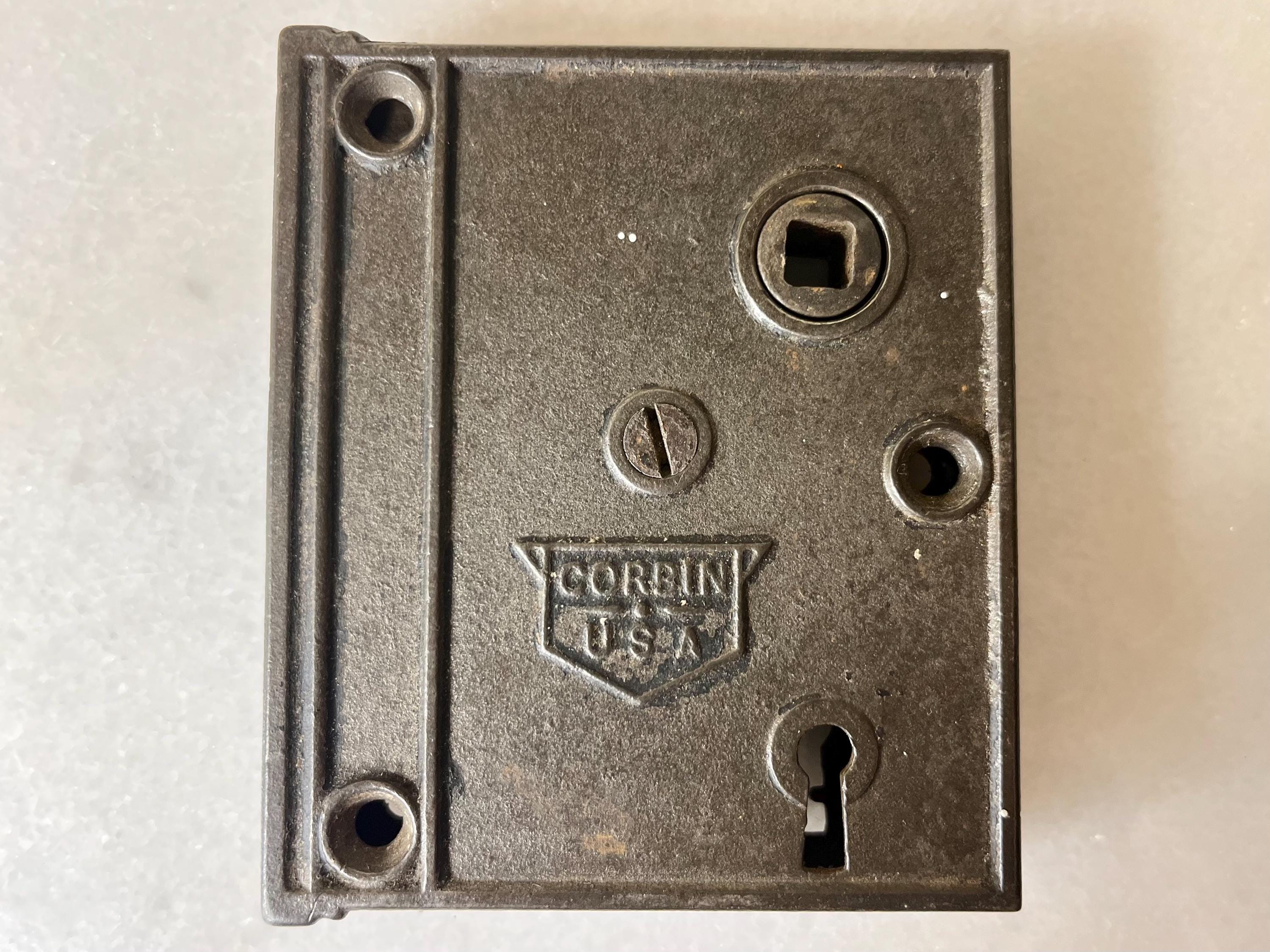Pair of Antique Salvaged Cast Iron Door Rim Locks - Etsy