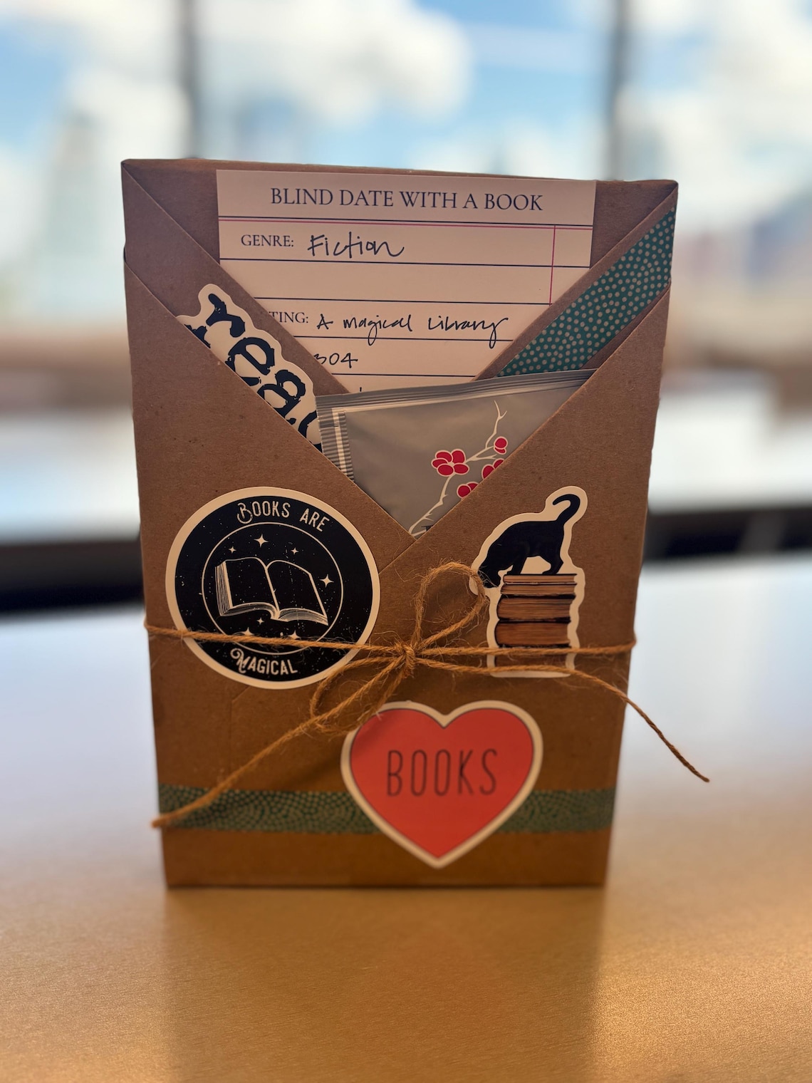 Blind Date With A Book Card: Printable Library Template (PDF Download ...