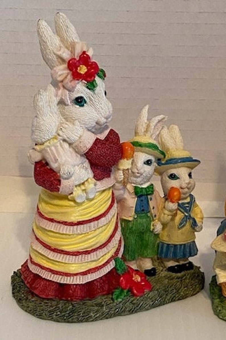 Vintage the Victorian Collection ready for Spring Bunnies Decorative ...