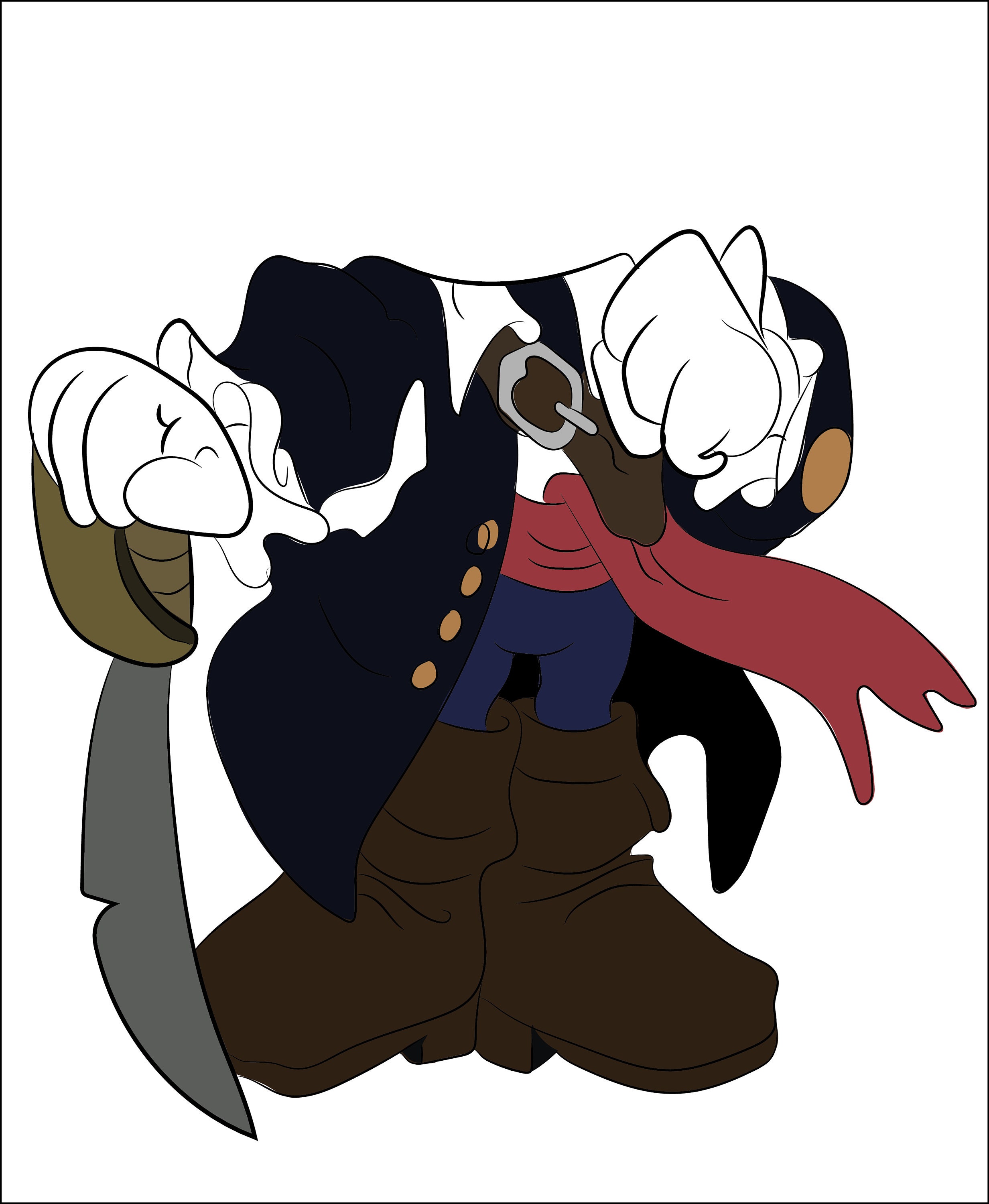 Mickey Captain Jack Stateroom Door Decoration, Disney Cruise Door ...