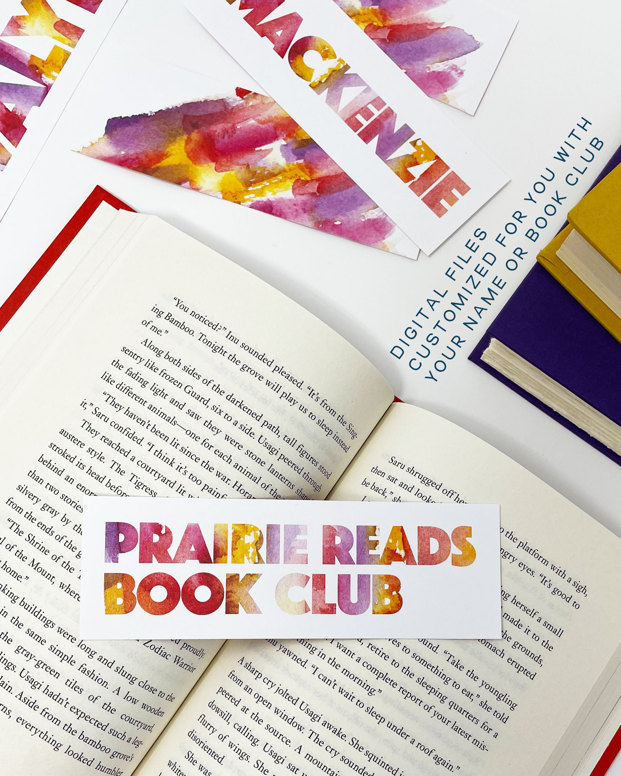 Printable Name Bookmarks Custom Name Bookmark Personalized - Etsy