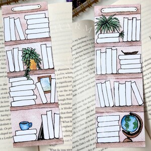 Bookshelf Bookmark Tracker Printable Set of 4 - Reading Tracker ...