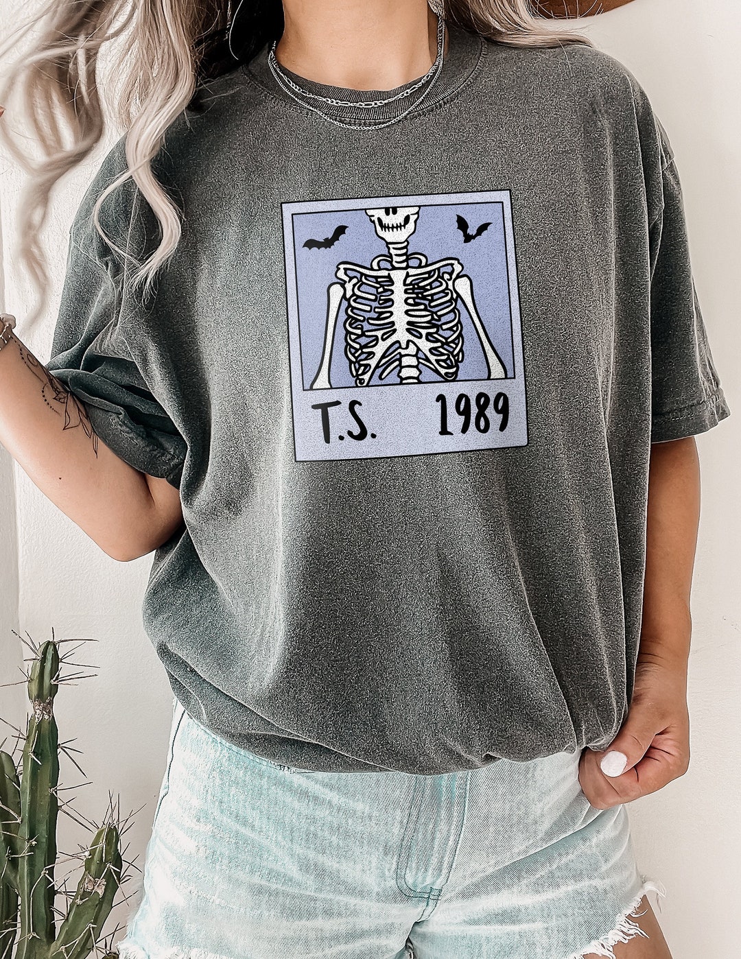 1989 Skeleton Album Cover Vintage Style Tshirt Graphic Tee - Etsy