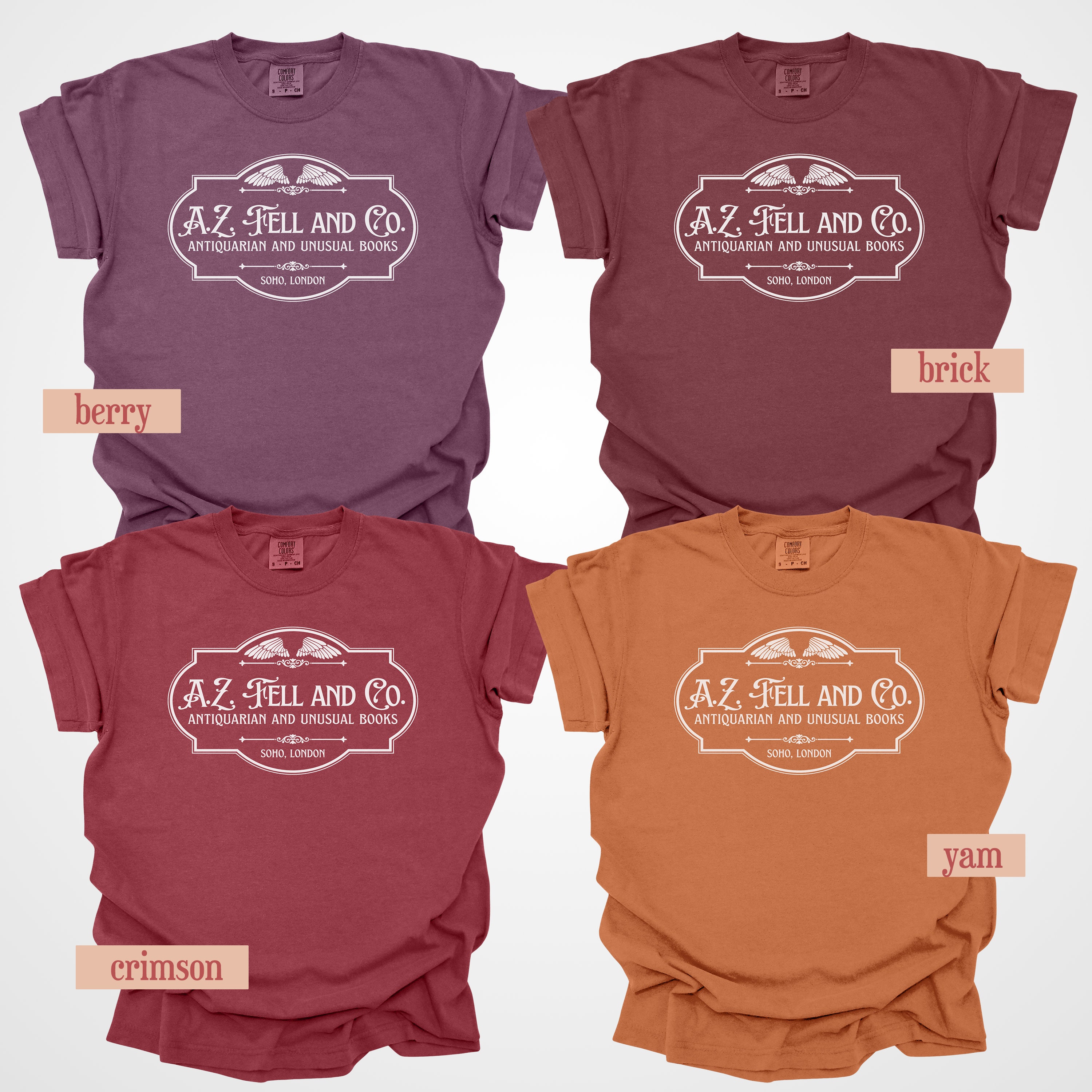 Good Omens A.Z. Fell And Co Antiquarian And Unusual Books Crewneck ...