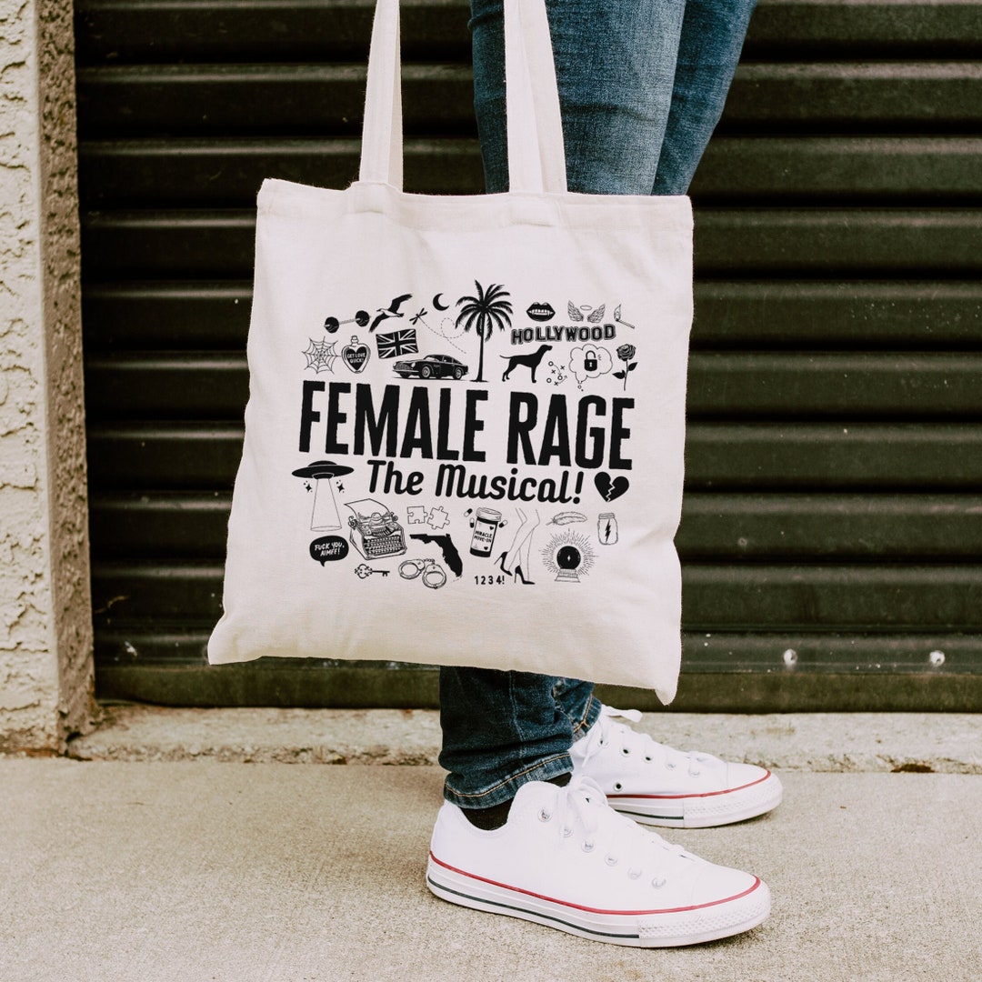 Female Rage the Musical Tote Bag Gift for Taylor Fans Lightweight ...