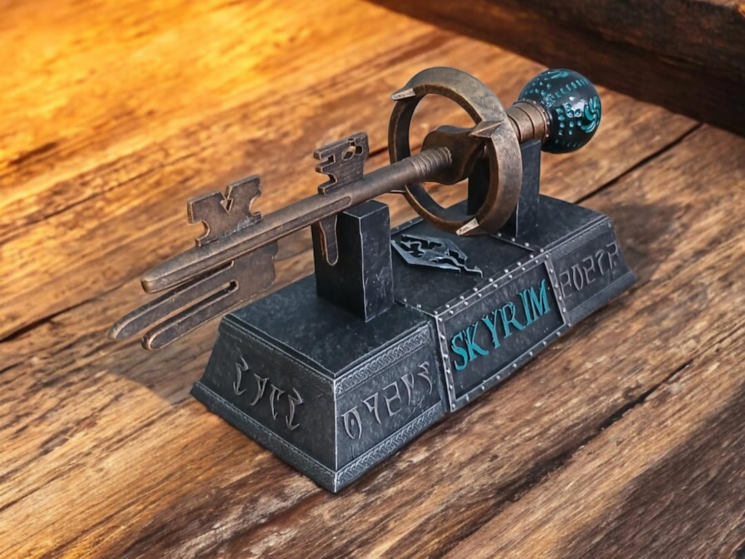 Skyrim Skeleton Key | Skyrim Decor | Skyrim Prop | Skyrim Gift | Elder ...