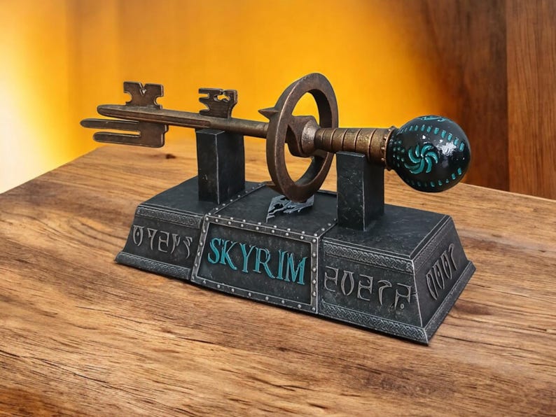Skyrim Skeleton Key Skyrim Decor Skyrim Prop Skyrim Gift Elder Scrolls Skyrim - Etsy