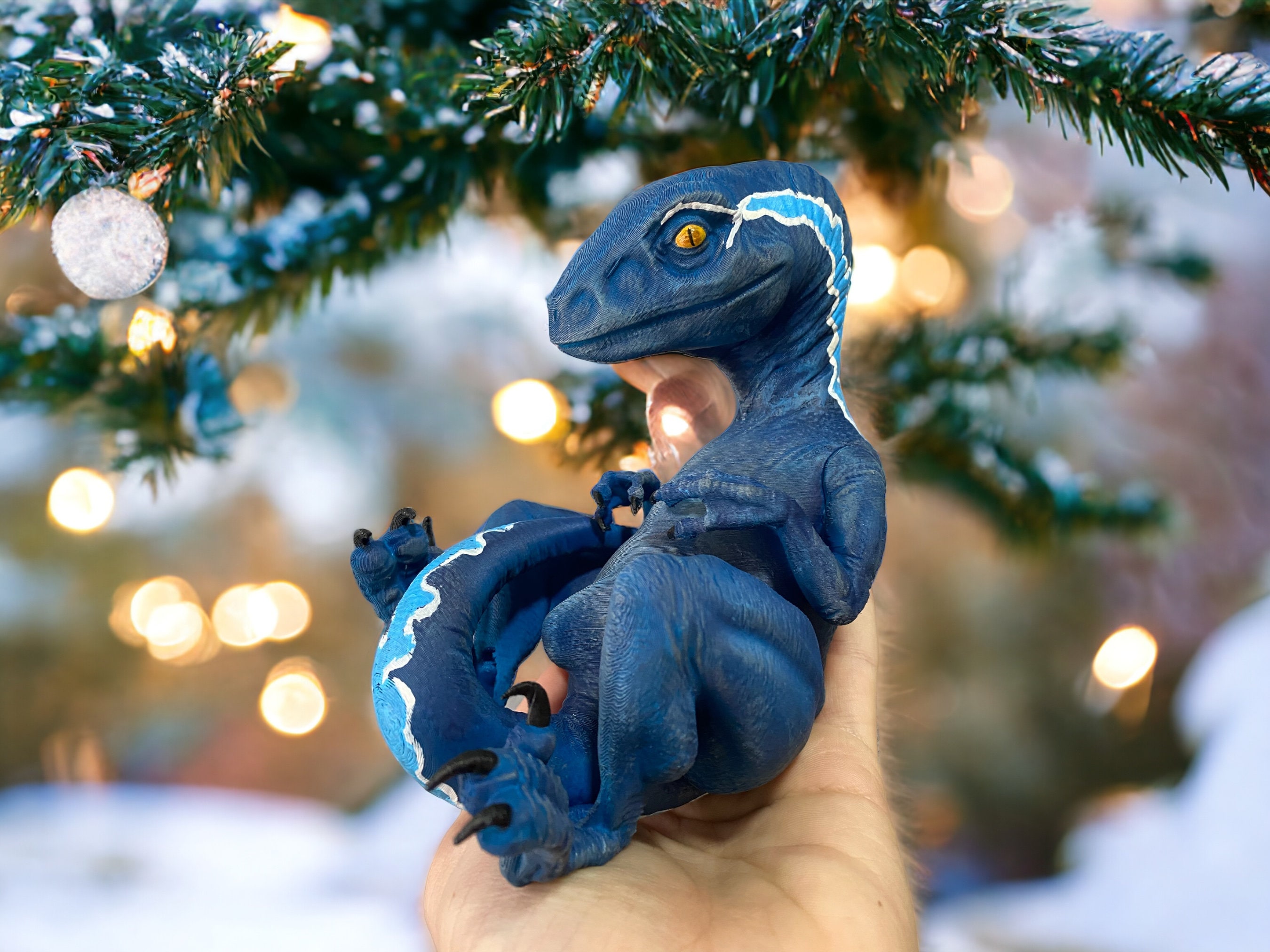 Velociraptor Baby Blue Dinosaur Jurassic World Figure - Etsy