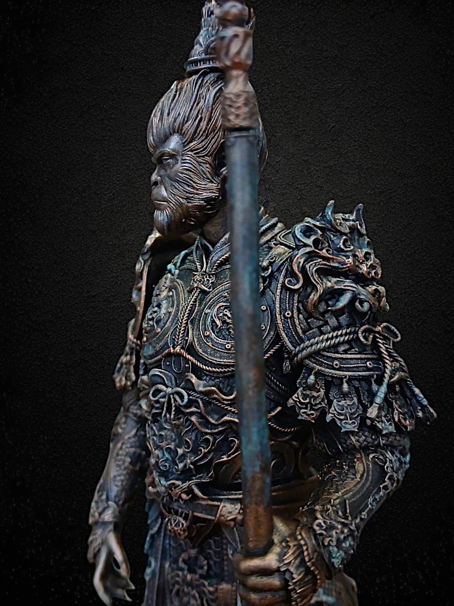 Black Myth Sun Wukong Statue Sun Wukong 14k Resin Figure - Etsy